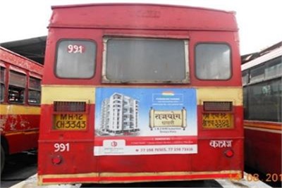 Solus Bus Back Panel Branding Service Provider in Pune, Solus Bus Back ...