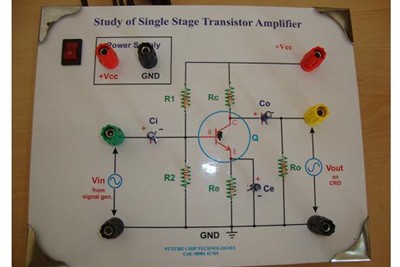Study of Single Stage Transistor Amplifier Manufacturer in Pune, Study ...